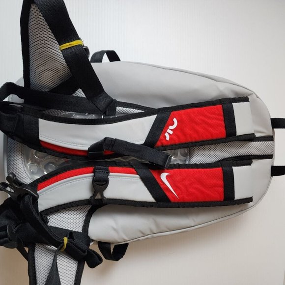 Nike | Bags | Nike Air Max Bubble Backpack Padded School Sport Grey ...